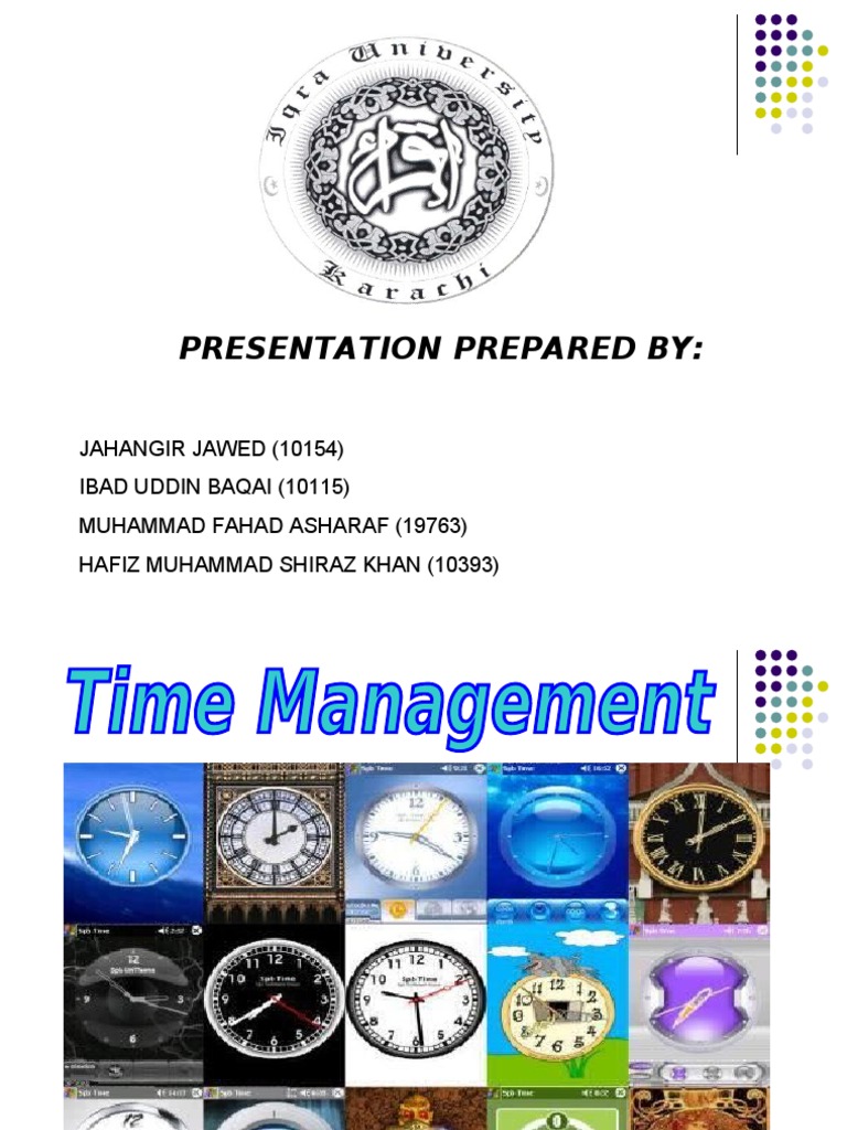 Time Management | PDF | Time Management | Professional Skills