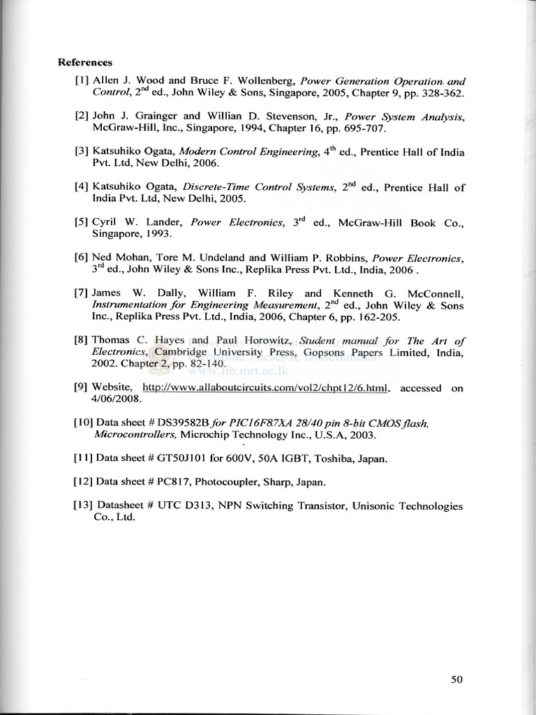 Allen J Wood Power Generation Operation Ost | PDF | Bipolar Junction ...