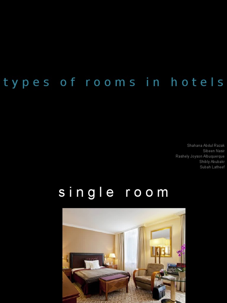 Assignment 1 - Types of Rooms in Hotels | PDF | Hotel | Home