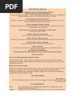 Mozambik Restaurant Menu Overview | PDF | Curry | Sauce