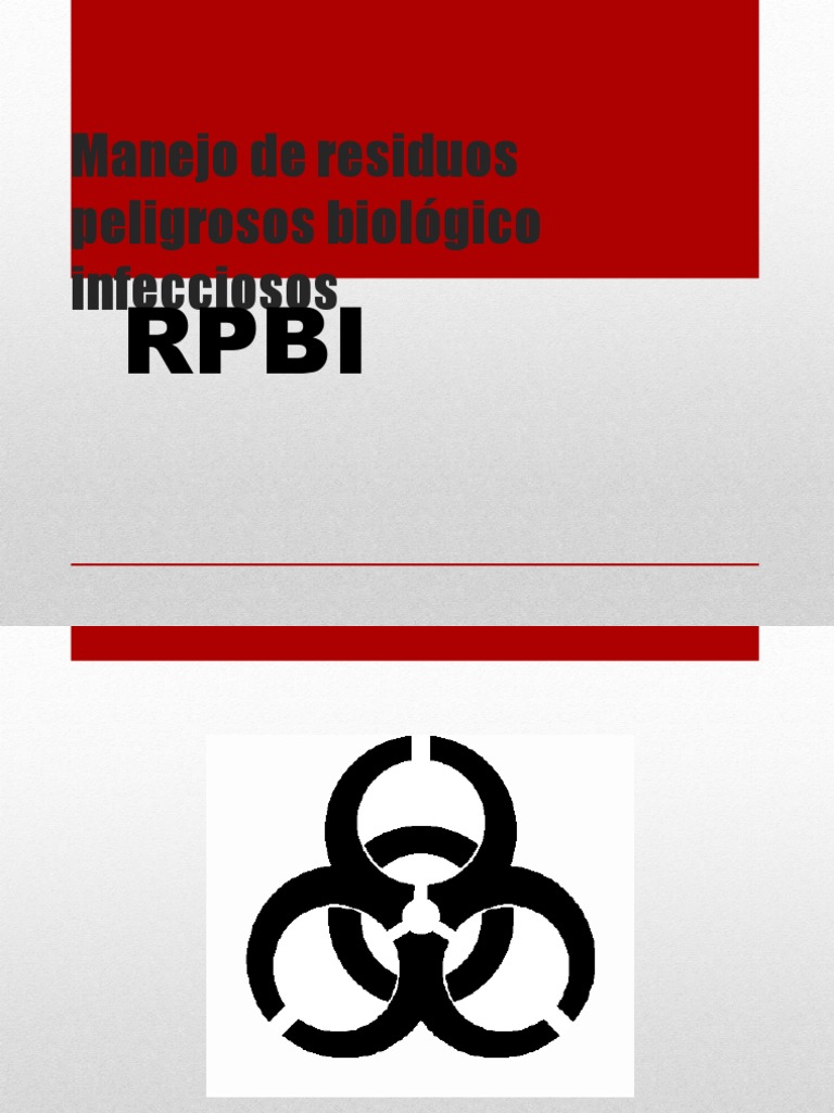 Rpbi | PDF | Residuos | Medicina