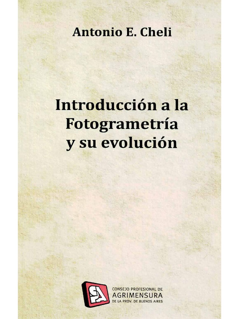 Libro Introducción A La Fotogrametria | PDF | Fotografía aérea | Science