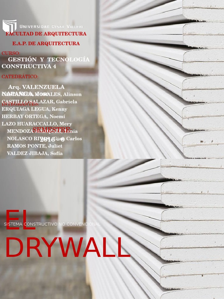 Tipos de Drywall y Placas Gyplac | PDF | Papel | Yeso