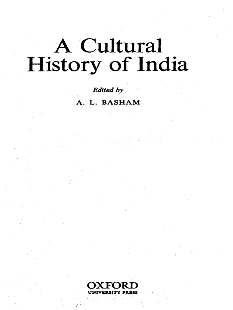 A Cultural History of India | PDF