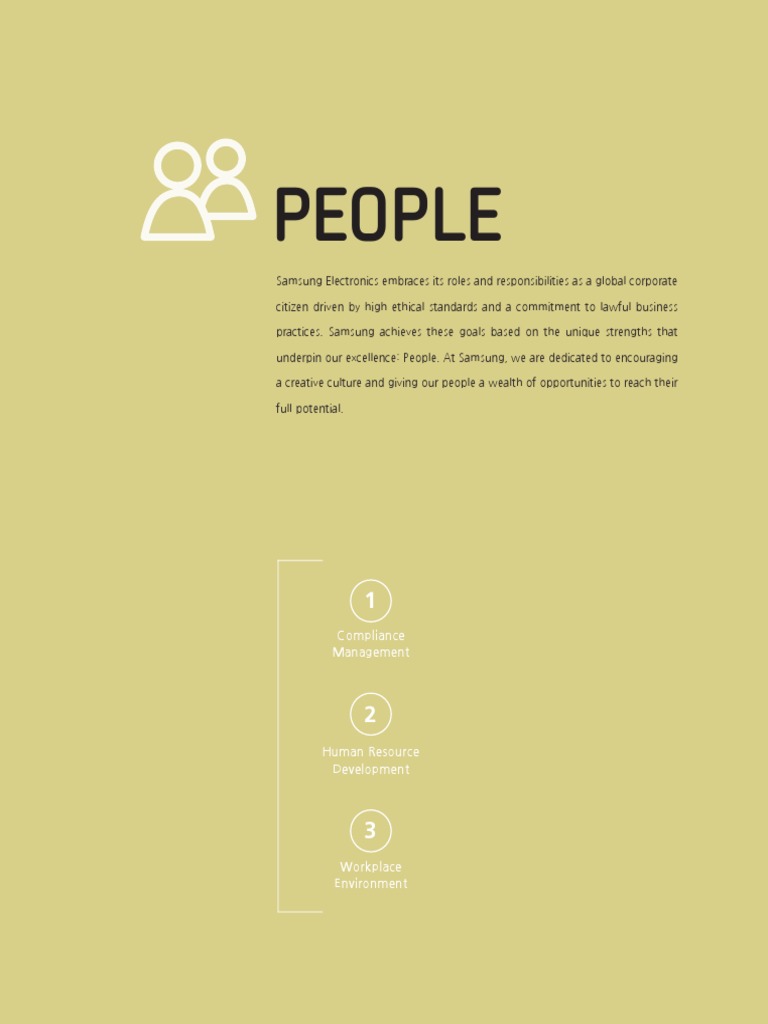 Samsung Sustainability Report 2015 - Eng - People | PDF | Corporate ...