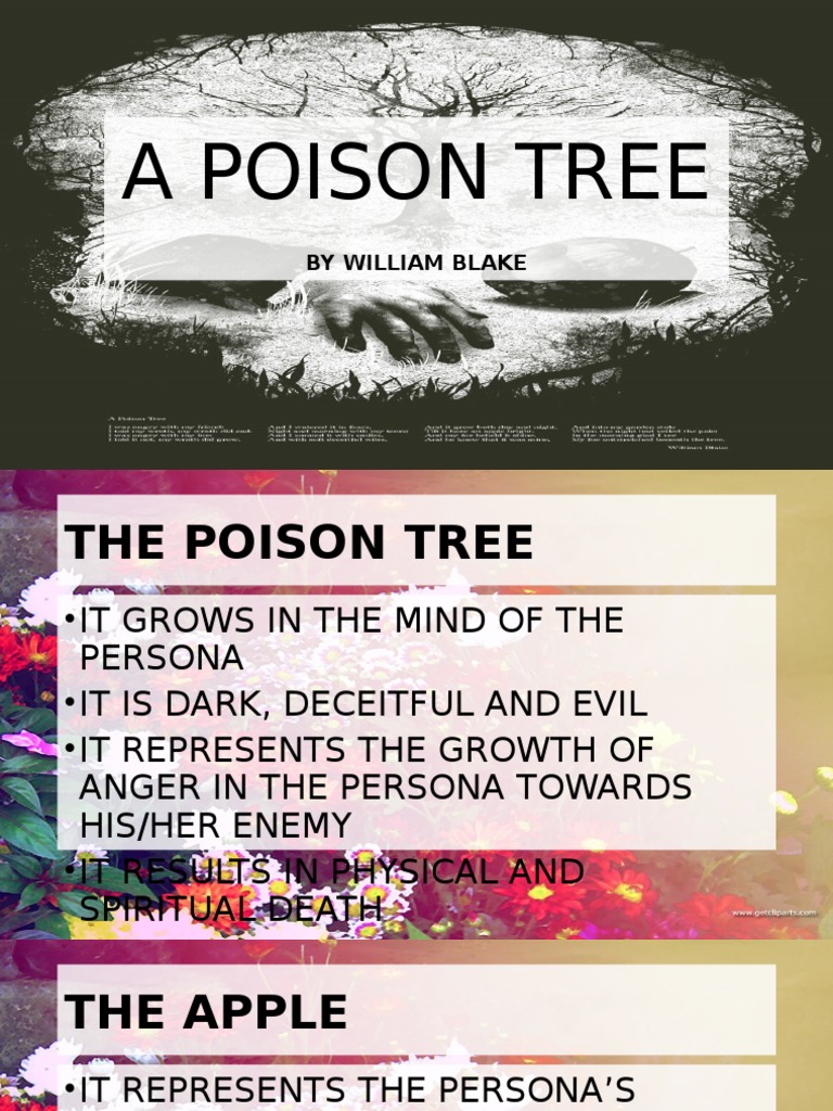 Symbolism - A Poison Tree | PDF