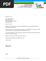 Bad News Letter Sample