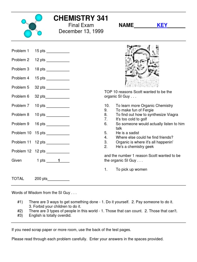 Exam Final Key | PDF