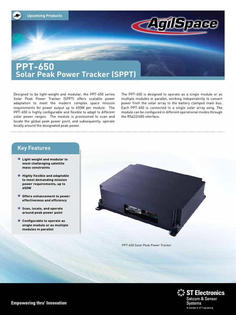 PPT-650 Solar Peak Power Tracker | PDF