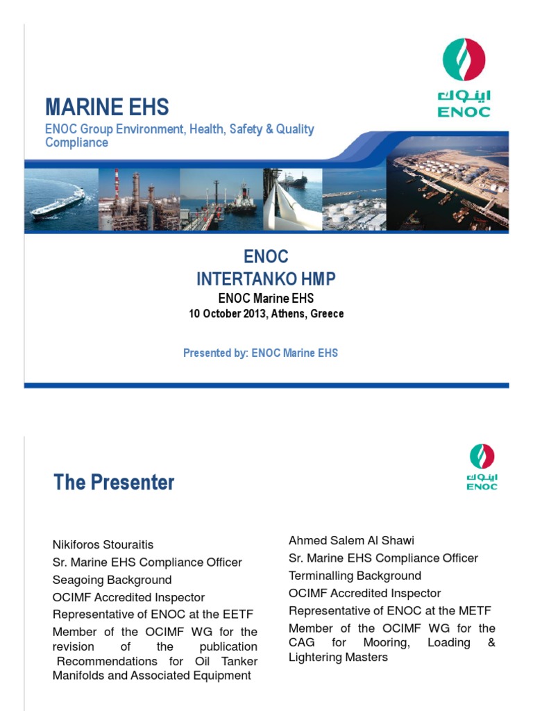 HMP 10.13 Enoc | PDF | Petroleum | Safety