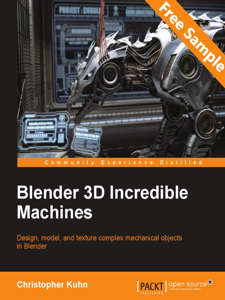 Blender 3D Incredible Machines - Sample Chapter | PDF | 3 D Computer ...