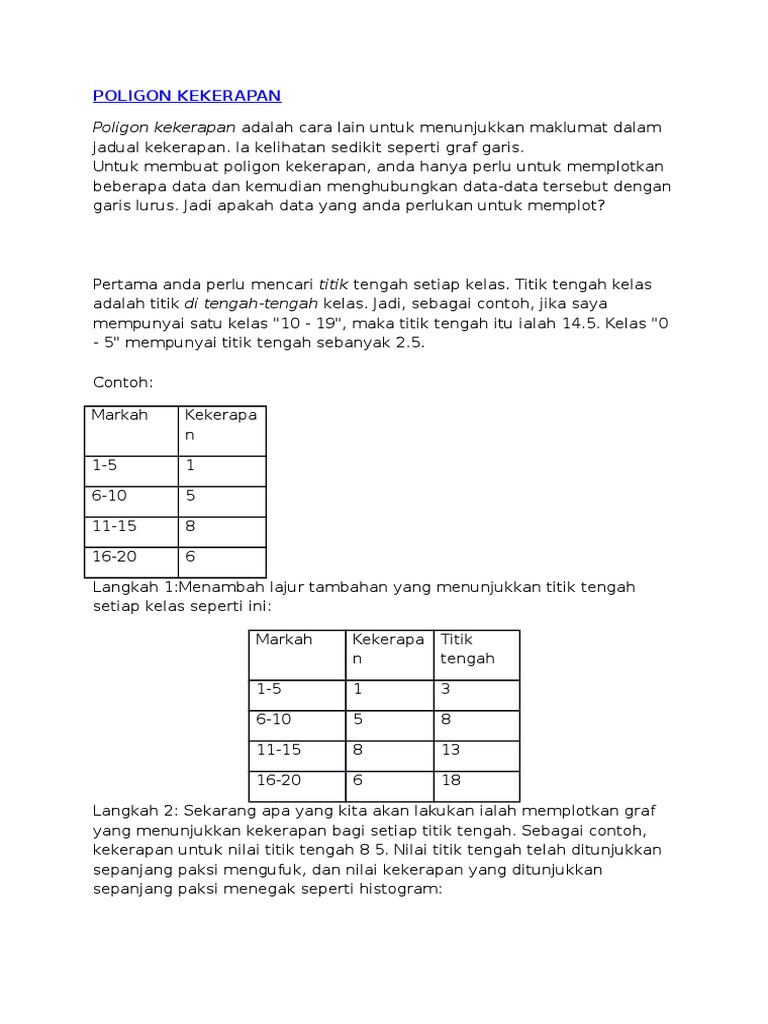 Poligon Kekerapan | PDF | Karier & Perkembangan | Metode & Bahan Ajar