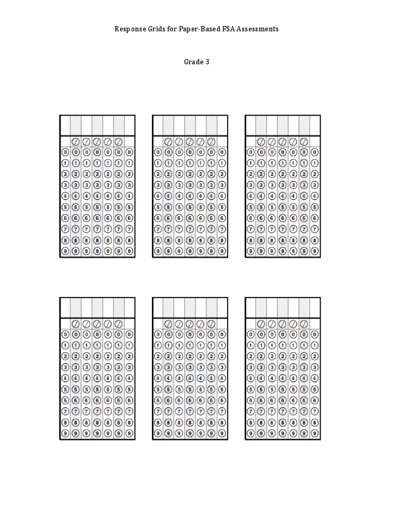 Fsa Response Grids | PDF