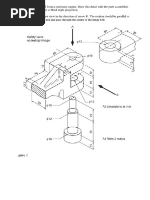 Lathe Machine Drawing Pdf