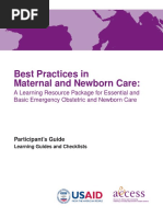 Pathways for Normal Maternity Care | PDF | Midwife | Childbirth