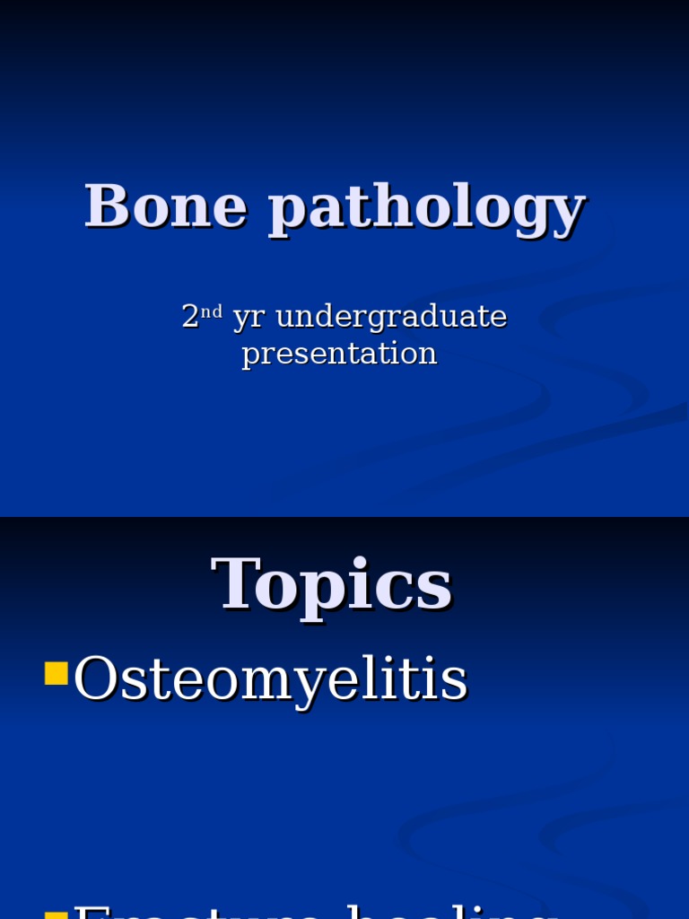 Osteomyelitis.ppt | Tuberculosis | Infection