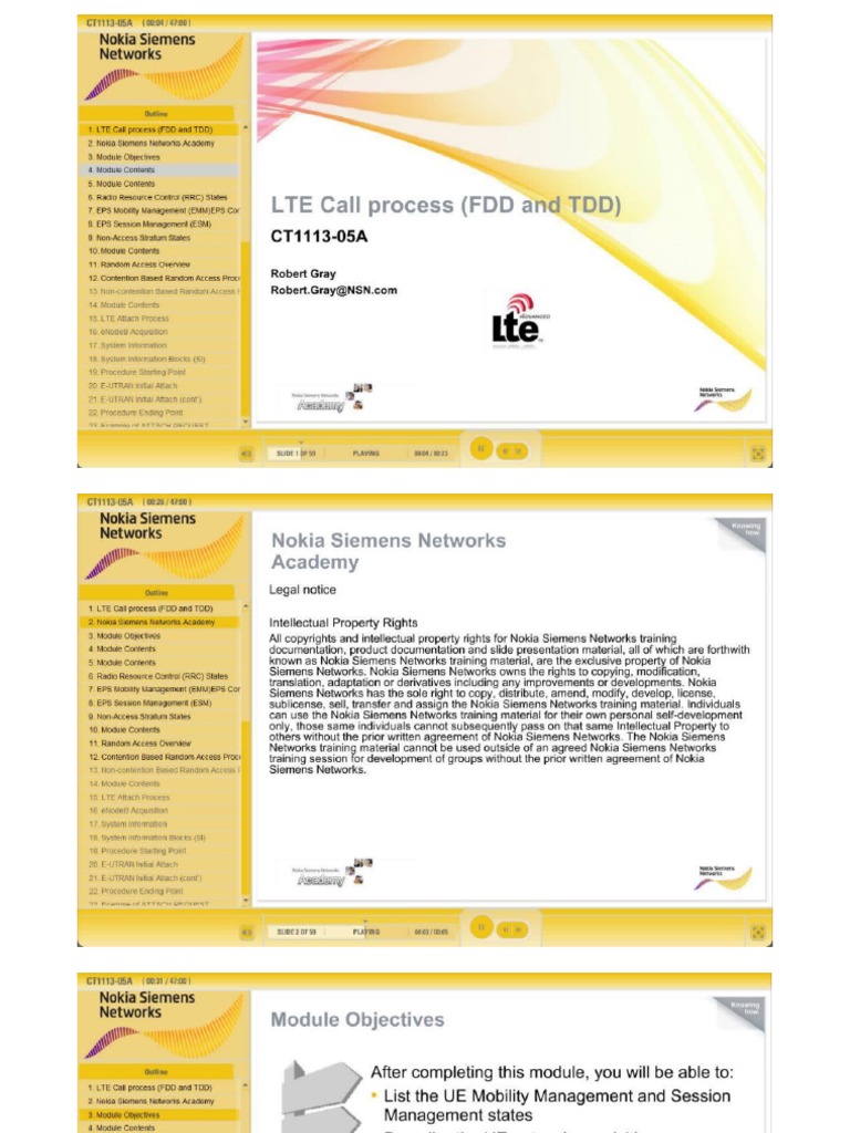 LTE Call Process (TDD and FDD) | PDF