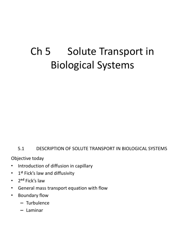 Biotrans 08 ch5 - 01 PDF | Download Free PDF | Turbulence | Boundary Layer