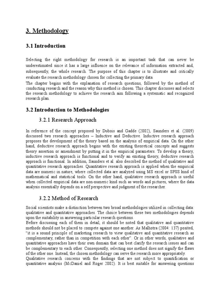 Methodology Assignment | PDF | Qualitative Research | Quantitative Research