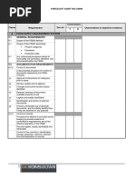 HACCP Food Safety Audit Checklist | Verification And Validation ...