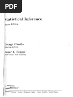 Casella Berger Statistical Inference | PDF