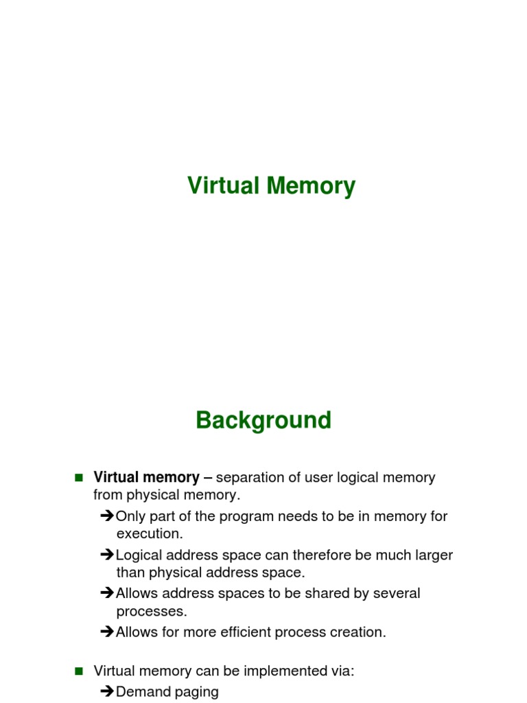 Virtual Memory Page Replacement | PDF | Areas Of Computer Science | Computer Data