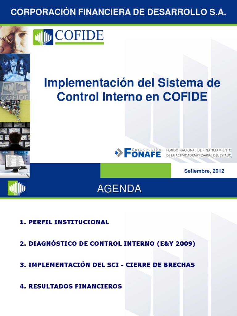 Sistema de Constrol Interno - COFIDE | PDF | Planificación | Basilea Ii