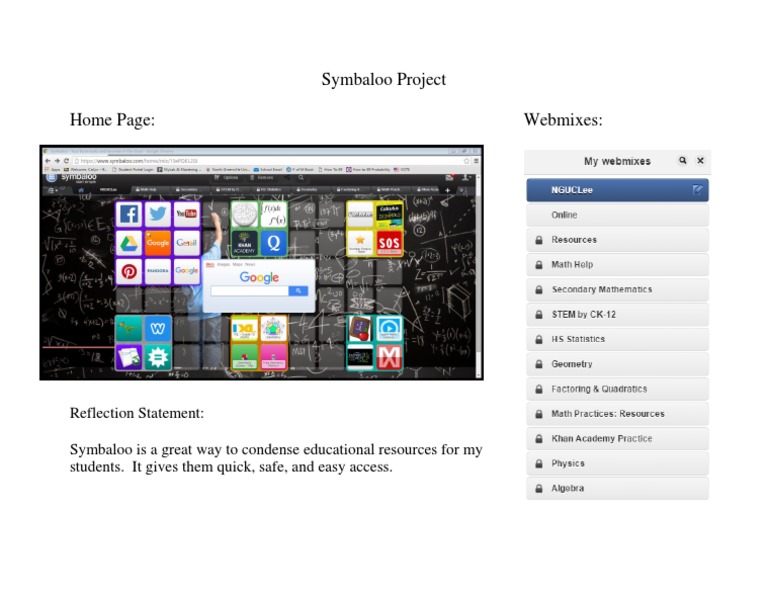 Symbaloo for Educational Resources | PDF