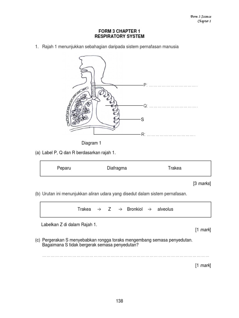 Latihan Sains Form 3 Chapter 1 | PDF