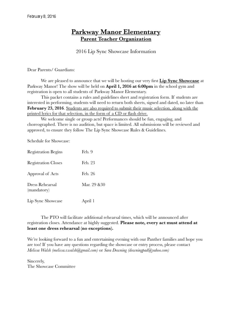 Lss Parent Letter | PDF