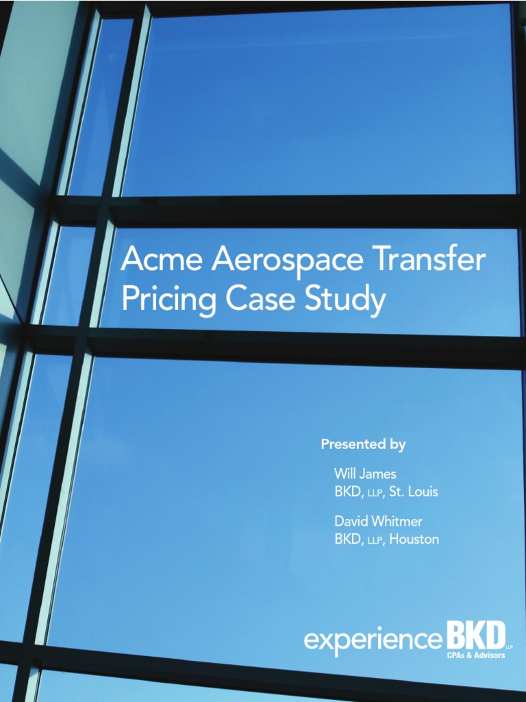 Transfer Pricing Case Study | PDF | Royalty Payment | Taxes