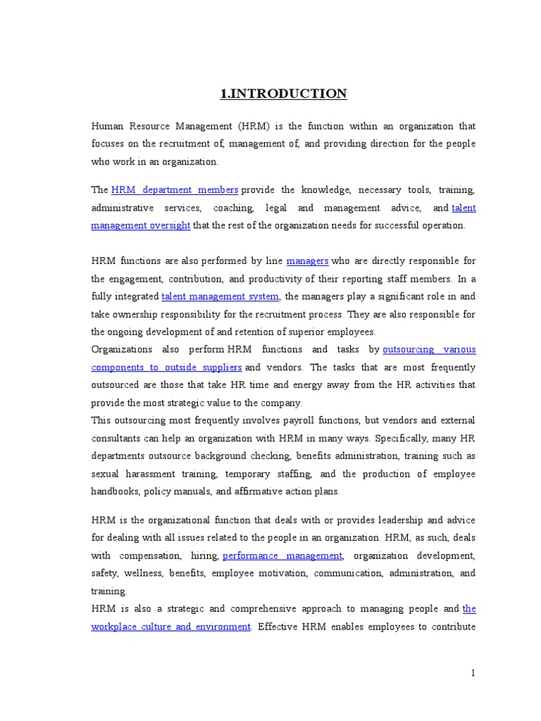 HRM and Employee Retention Strategies | PDF | Employee Retention ...