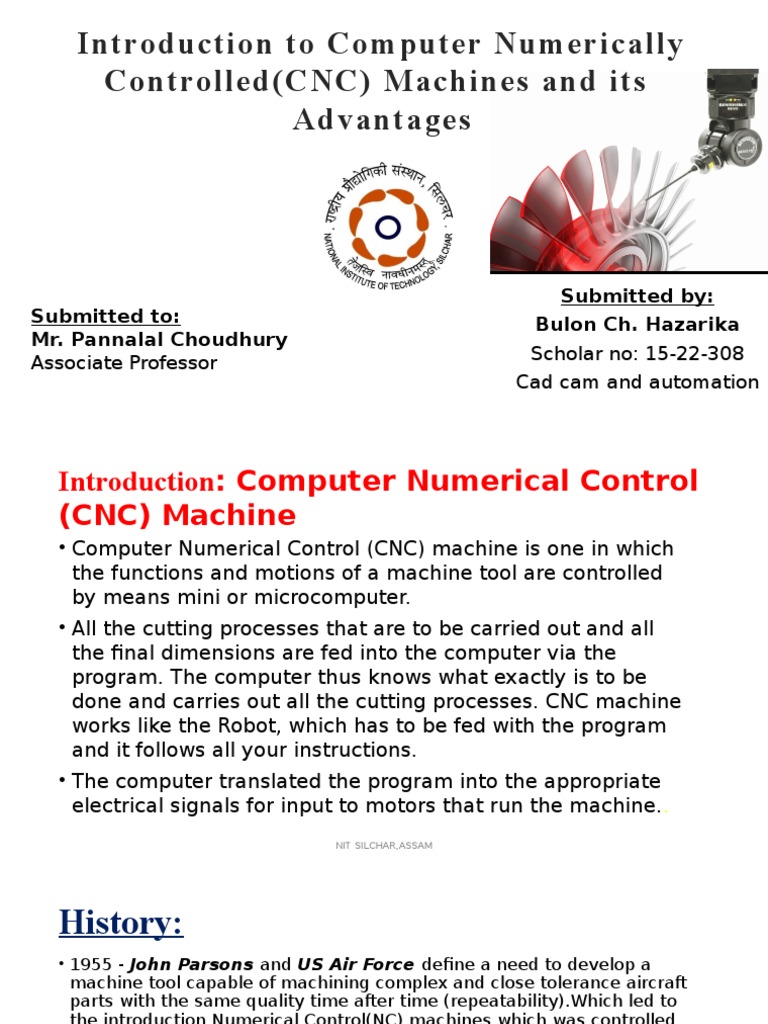 Introduction to CNC Machines and Benefits | PDF | Numerical Control ...