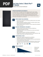 First Solar Series 7 TR1 Module Specs | PDF | Photovoltaics | Solar Panel