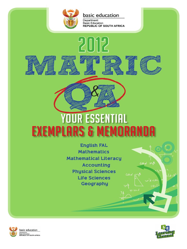 Grade 12 Matric Q&A Guide 2012.pdf | Asymptote | Mathematics