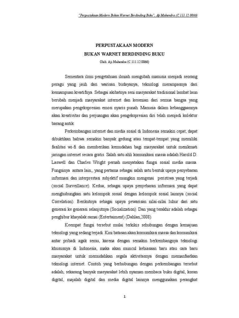 Contoh Essay | PDF