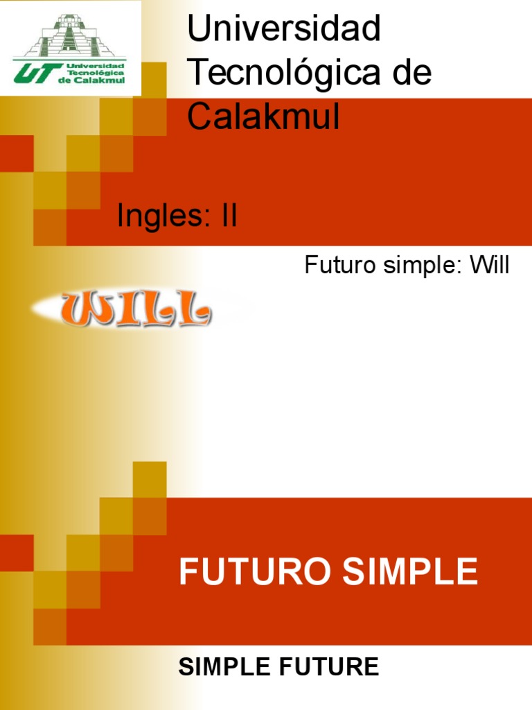Futuro Simple Will | PDF
