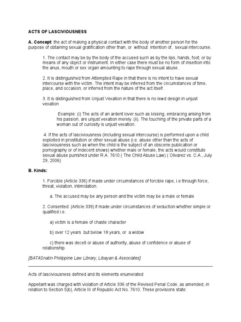 Acts of Lasciviousness | Employment | Layoff