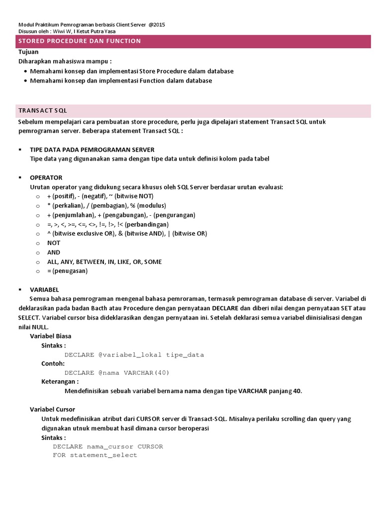 Materi Pemrograman Client Server | PDF | Teknologi & Rekayasa