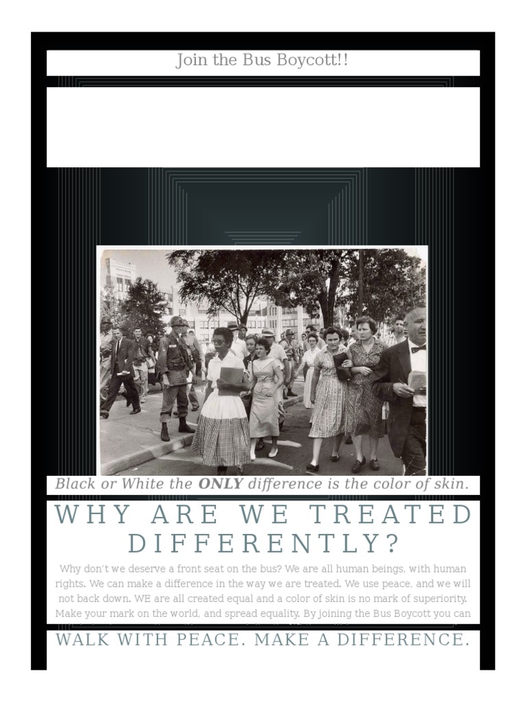 Bus Boycott Poster | PDF