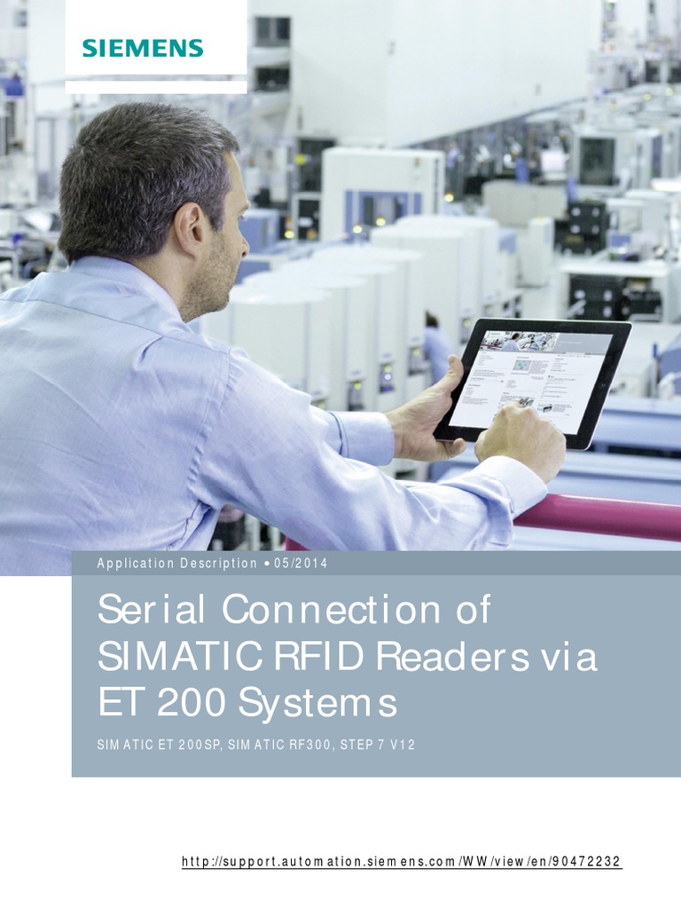 Serial Connection of SIMATIC RFID Readers Via ET 200 Systems | PDF | Radio Frequency ...