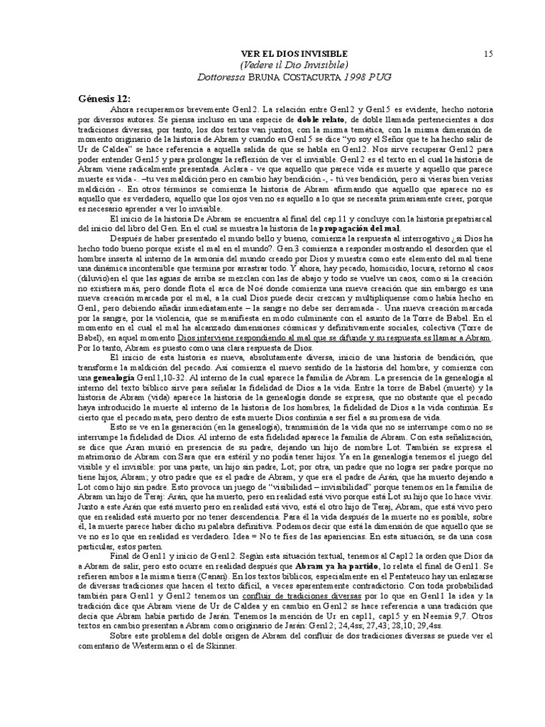 2 Genesis 12 | PDF | Abrahán | Mitos de la creación