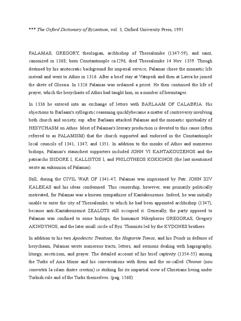 The Oxford Dictionary of Byzantium, Vol. 3, Oxford University Press ...