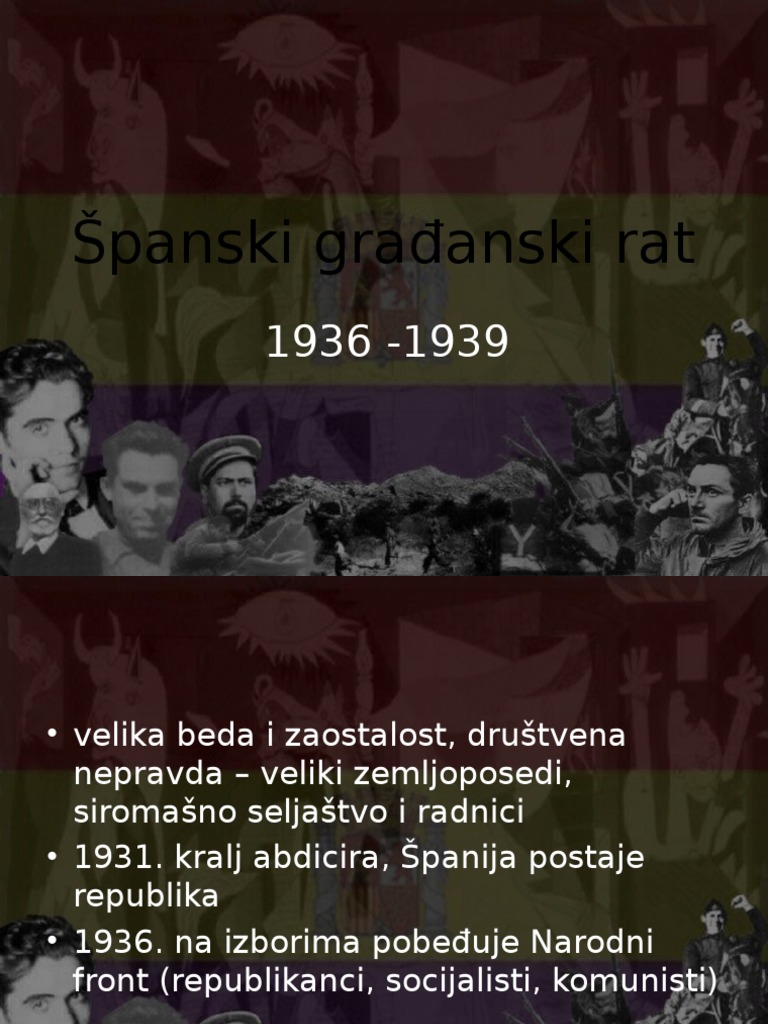 Spanski Gradjanski Rat | PDF