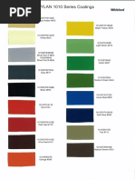 Xylan 1424 Color Chart | PDF