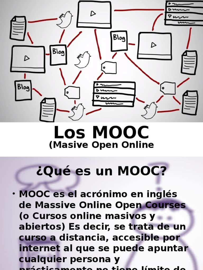 Los MOOC | PDF | Curso abierto masivo en linea | Internet