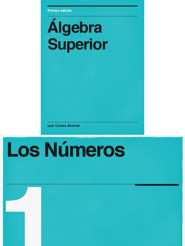 Algebra Super Algebra Superior - 2.pdfior 2 | PDF | Entero | Ecuaciones
