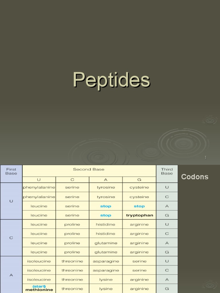 10 Peptides | PDF | Amino Acid | Peptide