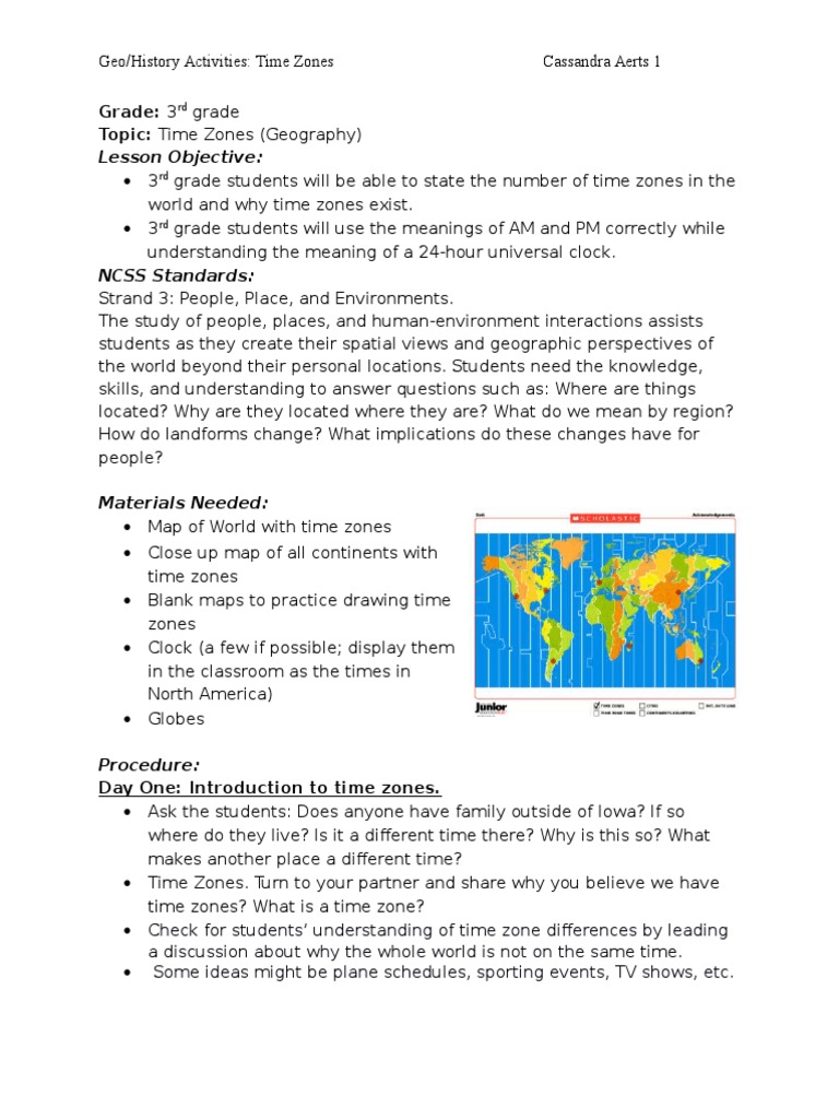 Geography Activities | PDF | Greenwich Mean Time | Science