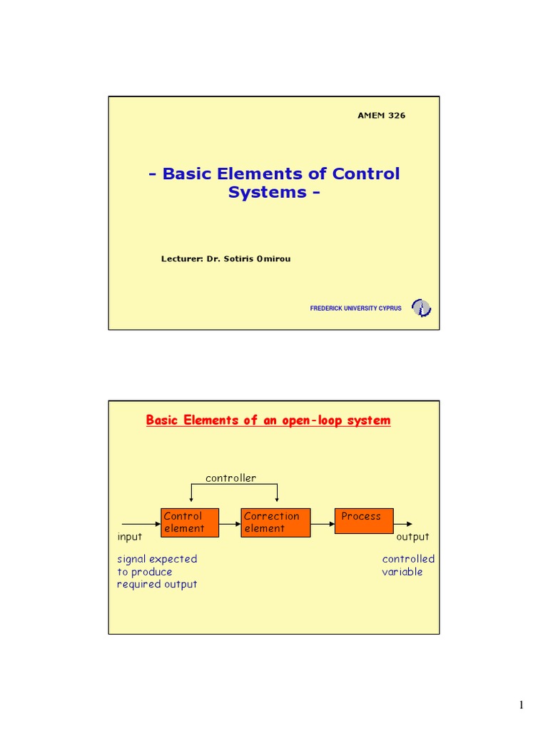Example Close-Loop System | PDF